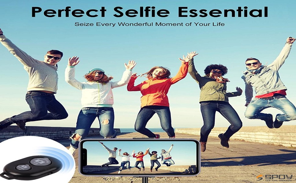 Buy ShopAIS Vomoco MT15 Bluetooth Remote Controller Shutter Button for Selfie Click Weight ...