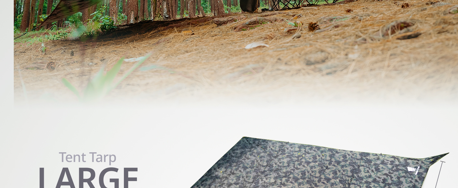 Amazon.com : GEERTOP Large Hammokc Rain Fly Shelter 17 x 10ft Waterproof Camping Tarp Awning for ...