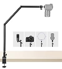 Amazon.com : TARION Camera Desk Mount Stand - Articulating Arm, Flexible Overhead Mount ...