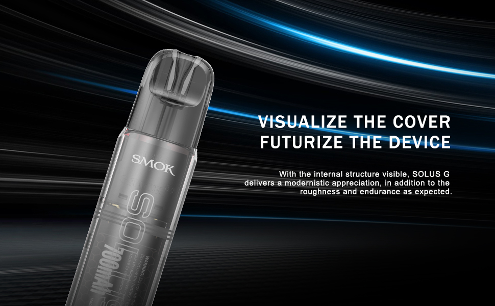 SMOK Solus G Vaping Kit, Sleek, POD System, Draw-Activated Firing, 2mL Capacity, Perfect for On ...