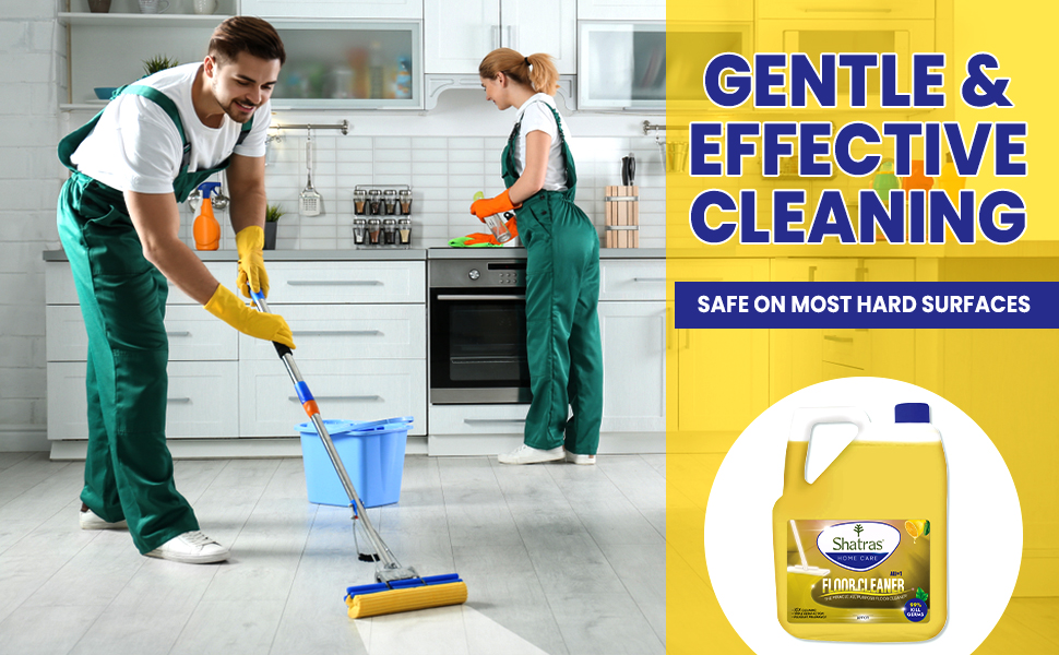 Shatras 5 Liter Lemon Surface & Floor Cleaner | 10X Cleaning Power With Freshness Of Lemon Scent ...