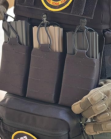 Amazon.com: Molle Patch Panel Hook&Loop Adapter Panel for DIY Patch Badges Tactical Molle Hook ...