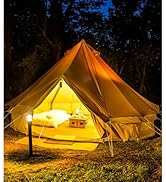 Amazon.co.jp: TOMOUNT ワンポールテント 1.7m TC テント 煙突穴付き ソロ ポリコットンテント サイドウォール付き 多機能 キャノピー 4シーズン適用 簡単設営 ...