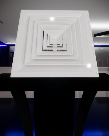 MAIER INTERNACIONAL - Air Vent Cover HVAC 10x10 Inches | 4-Way Supply Grille, Aluminum Square ...