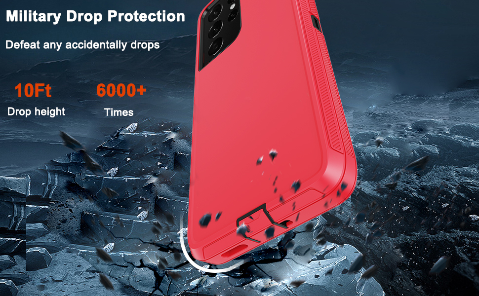 Amazon.com: for Samsung Galaxy S21 Ultra Case with Belt Clip Holster, 2X Screen Protector, Heavy ...