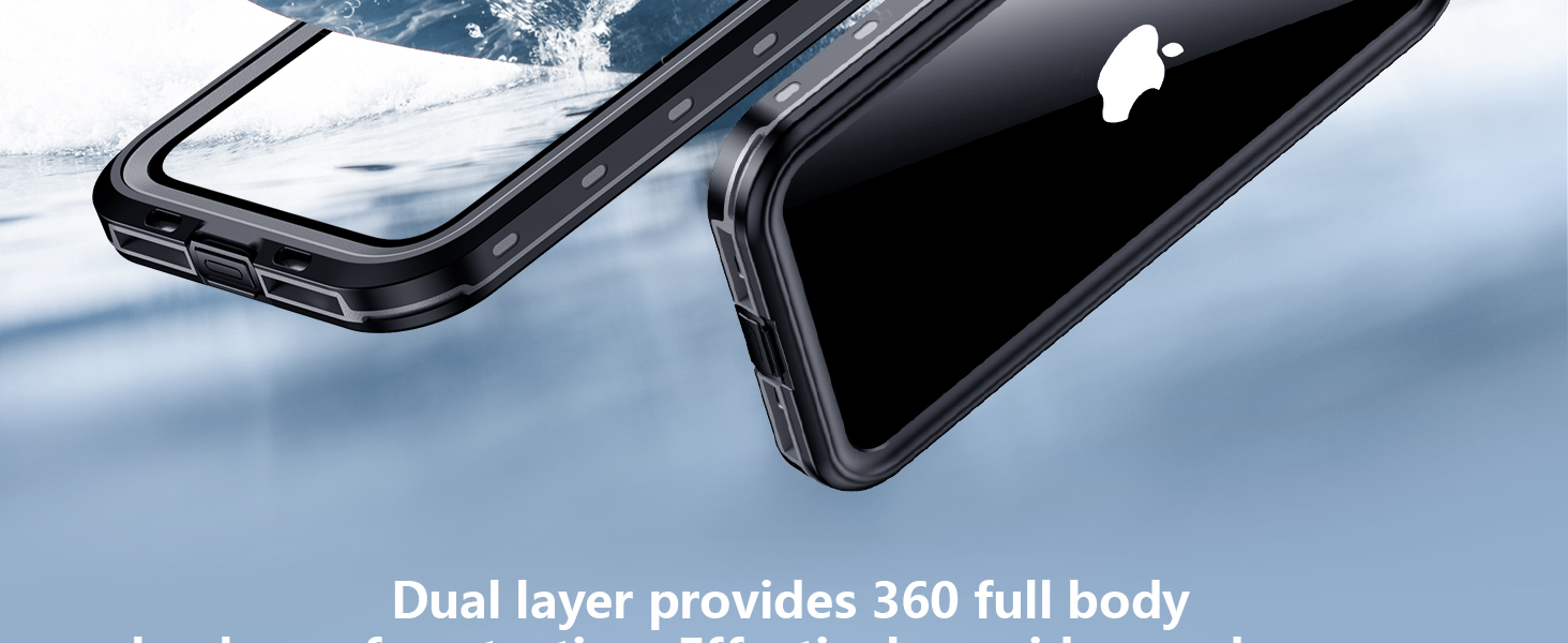 Amazon.com: Red2Fire for iPhone 13 Pro Case Waterproof, [Built-in Screen Protector & Camera ...