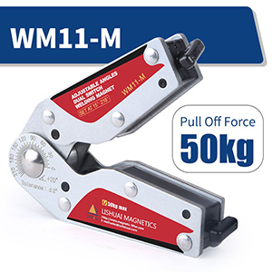 Adjustable Angles Dual Switch Welding Magnet On/Off Neodymium Magnetic Clamp 15-210 Degree WM11 ...