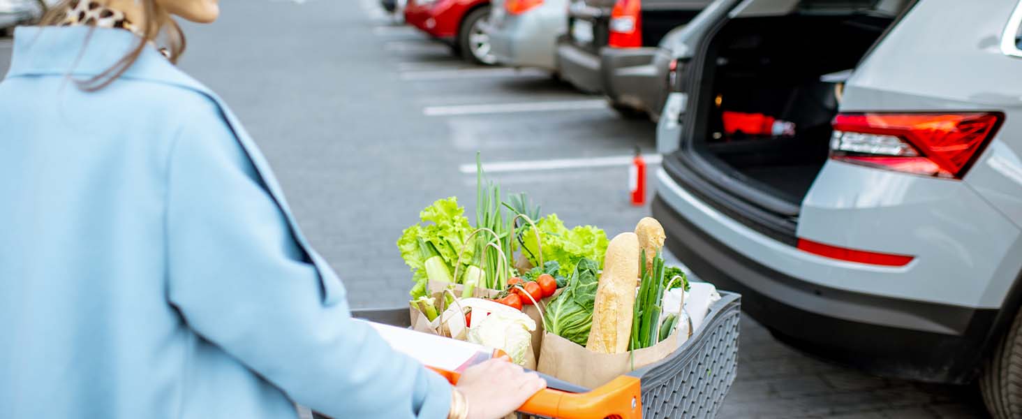 YOHOOLYO Car Boot Organiser 72L Large Capacity Car Organiser Collapsible 4 Compartments Storage ...