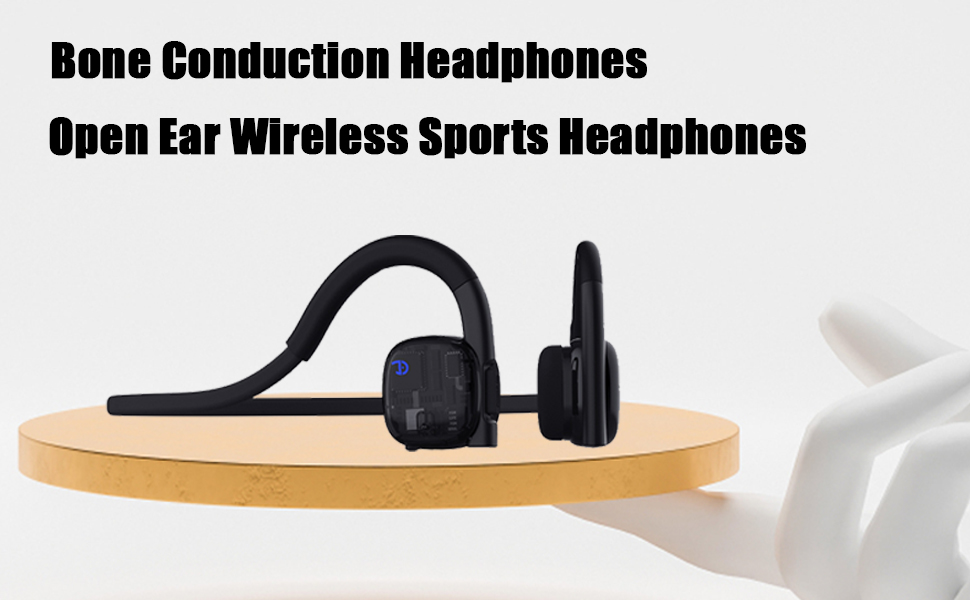 Bone Conduction Headphones Wireless Bluetooth 5.3 Open-Ear Headphones ...