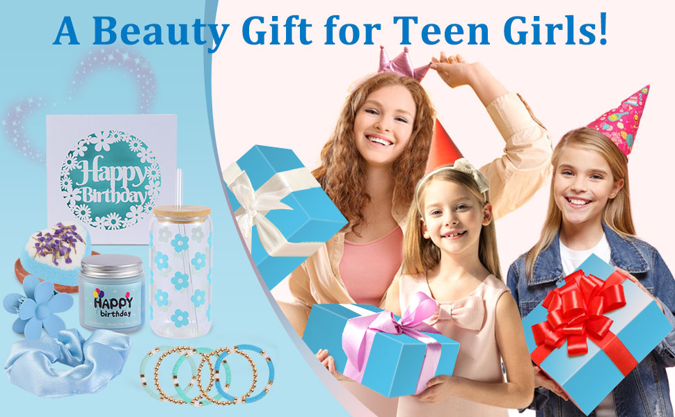 Amazon.com | ONIYEA Birthday Gift for Teen Girls, 7 Cute Gifts with ...