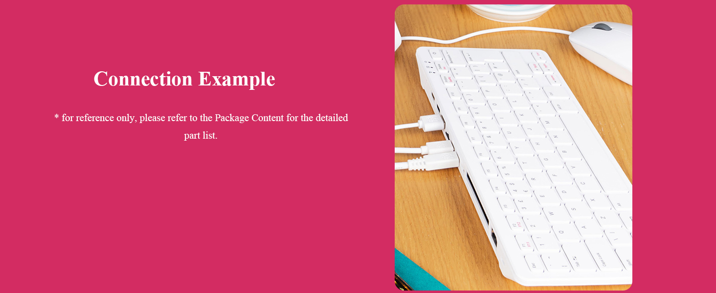 Amazon.com: Pi 500 Portable Keyboard Computer Compatible with Raspberry Pi 500, Same Quad-Core ...