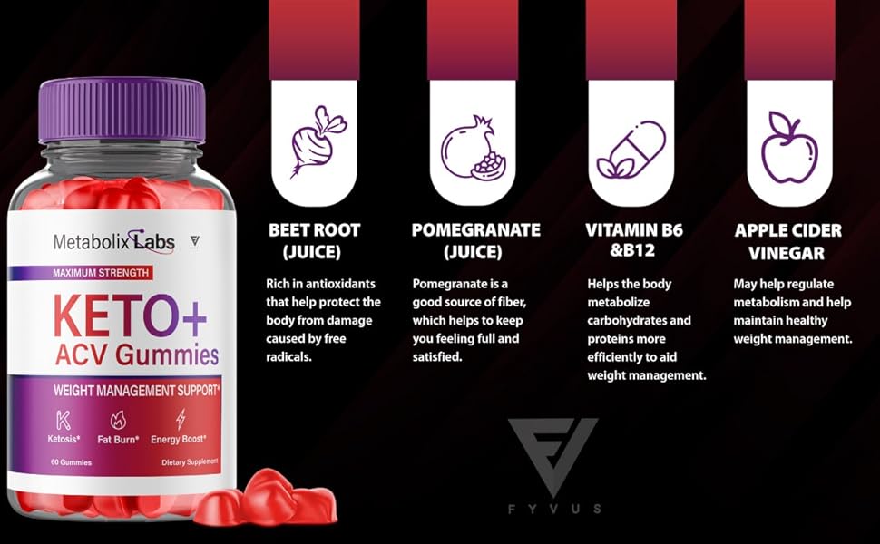 Amazon.com: (2 Pack) Metabolix Labs Keto ACV Gummies, Metabolix Labs Keto ACV Gummies Advanced ...