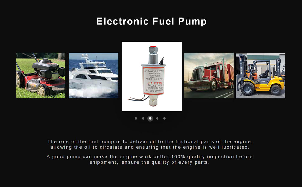 Amazon.com: Effoexparts 12V Universal Electric Fuel Pump Low Pressure 5-9 PSI Gas Diesel ...