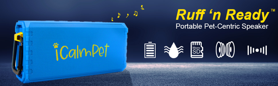 Amazon.com : A Calm Variety | iCalmPet Ruff 'n Ready Portable Speaker ...