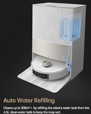 Dreame L20 Ultra Robot Vacuum and Mop Cleaner with Auto Mop Cleaning and Drying, Self-Refilling ...