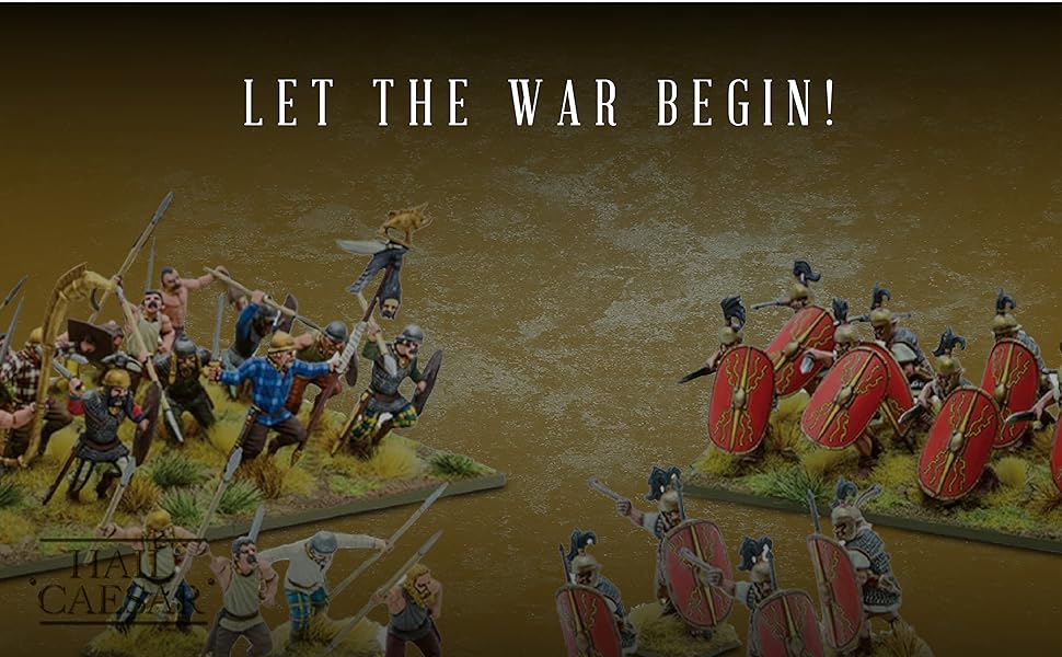 Amazon.com: Wargames Delivered - Warlord Games Hail Caesar Caesar's Gallic Wars Army Starter Set ...