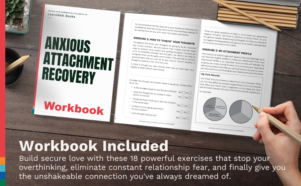 Amazon.com: Anxious Attachment Recovery : Guide & Workbook: 5 Results-Focused Techniques To ...