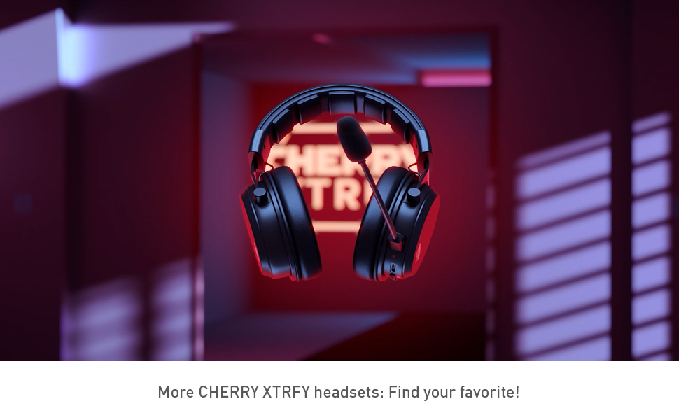 Amazon.com: Cherry XTRFY H3 Wireless Gaming Headset | Gaming, Streaming and Music | Removable ...