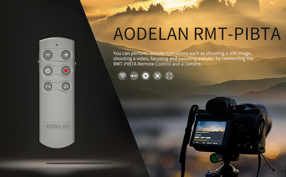 Amazon.com : Wireless Camera Remote Control with Shutter Release and Zoom for Sony A7 III, A7R ...