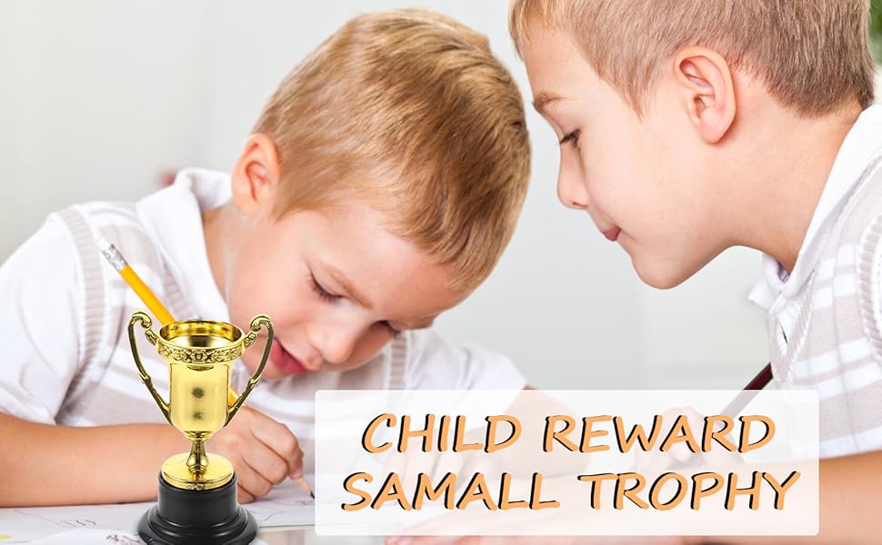 Operitacx 12Pcs Trophies for Kids Awards, Mini Gold Participation Trophy Cup, Children Games ...