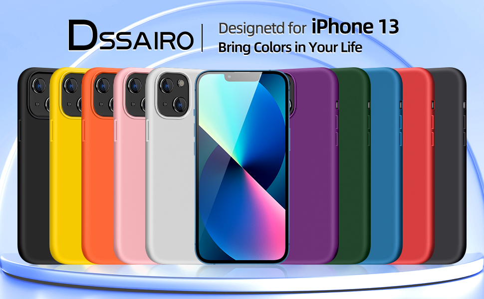 Amazon.com: Dssairo 5 in 1 Designed for iPhone 13 Case, with 2 Pack Screen Protector,2 Pack ...