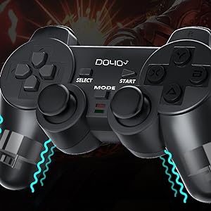 DOYO Wireless PC Gaming Controller, Dual-Vibration Steam Joystick ...