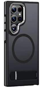 Amazon.com: MALEWOLF Magnetic for Galaxy S22 Ultra Case with 3 Way Stand, [Compatible with ...