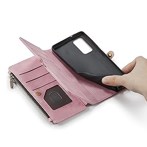 Amazon.com: Defencase Compatible with Samsung Galaxy S20 FE 5G Case Wallet with RFID Blocking ...