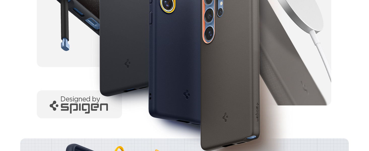 Amazon.com: Spigen Nano Pop MagFit Designed for Galaxy S25 Ultra Case [Fast Wireless Charging ...