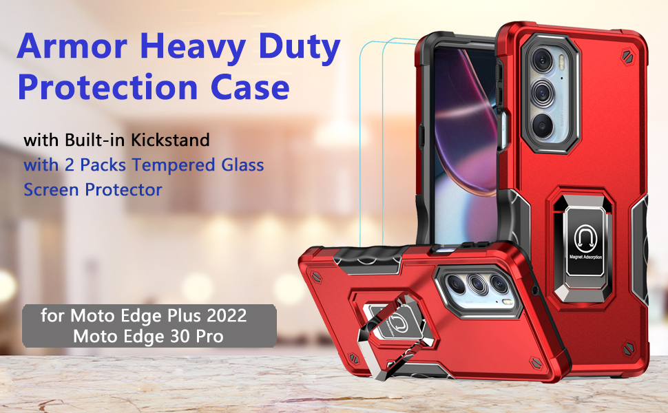 Amazon.com: TORRTOWAY Case for Moto Edge Plus 2022/Edge X30/Edge 30 Pro with Screen Protector ...