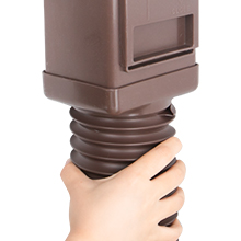 Pathneer 2 Pack Rain Gutter Downspout Extensions, Extra Long Downspout ...