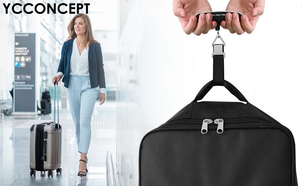 Amazon.com: YCConcept Luggage Weight Scale Portable Digital Suitcase ...