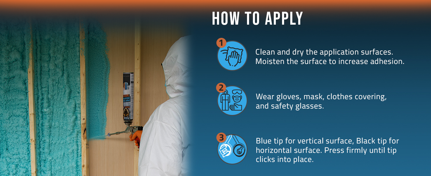 Amazon.com: BEEST Closed Cell Spray Foam Insulation Kit for Wall & Attic, 240 Board ft/sq.ft ...