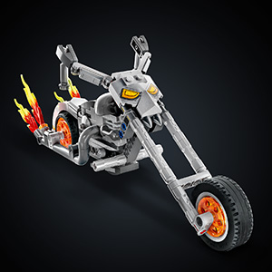 LEGO 76245 Marvel Ghost Rider Mech & Bike, Buildable Motorbike Toy with Movable Action Figure ...