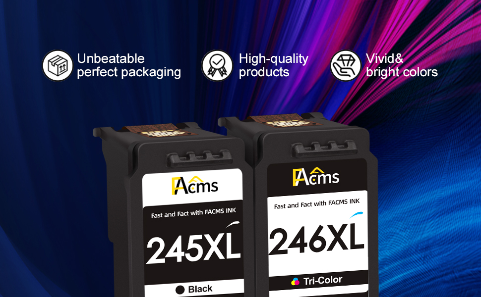 Amazon.com: PG-245XL CL-246XL Ink Cartridge Replacement for Canon 245XL 246XL (Black Color,2 ...