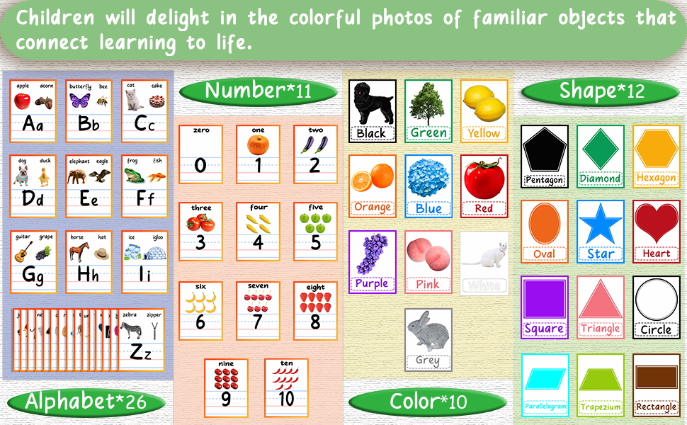 Amazon.com: 59 Pieces Alphabet Bulletin Board Set, Manuscript ABC ...