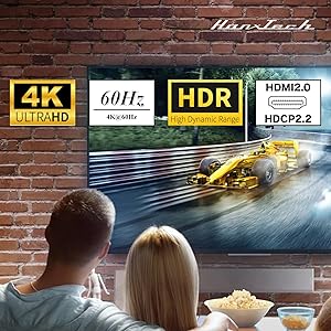 Amazon | 【Amazon限定】Hanx株式会社 日本メーカー HDMI切替器 4K 60Hz 3入力1出力 スイッチャー HT-4K3H57B | Hanx-Home | AVセレクター