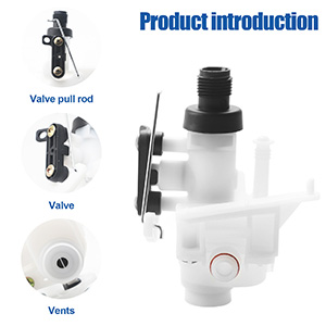 Amazon.com: 31705 RV Toilet Water Valve Kit,Leak-Resistant High-Performance RV Toilet Parts ...