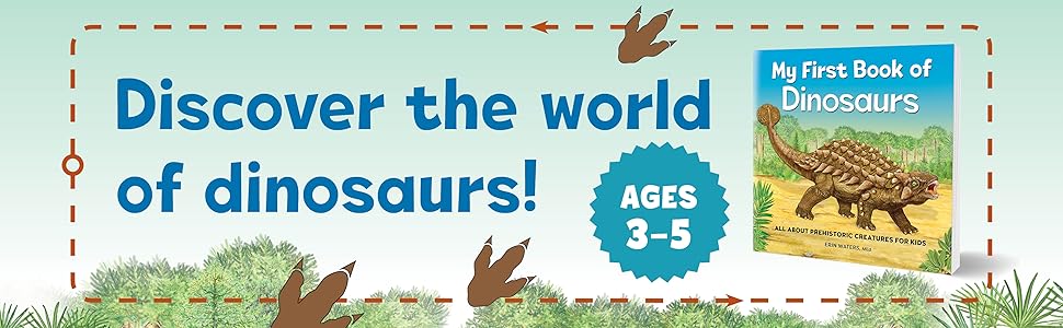 Amazon.com: My First Book of Dinosaurs: Early Learning Dinosaur Facts ...