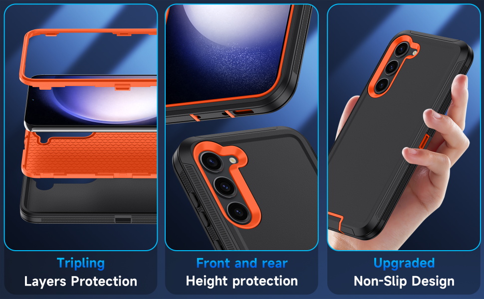 Amazon.com: ONOLA for Samsung Galaxy S23 Plus / S23+ Case with HD Screen Protector & Lens Camera ...