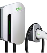 Amazon.com: QPQ Level 2 EV Charger 48Amp 240V EV Chargers for Home Level 2 with NEMA 14-50 Plug ...