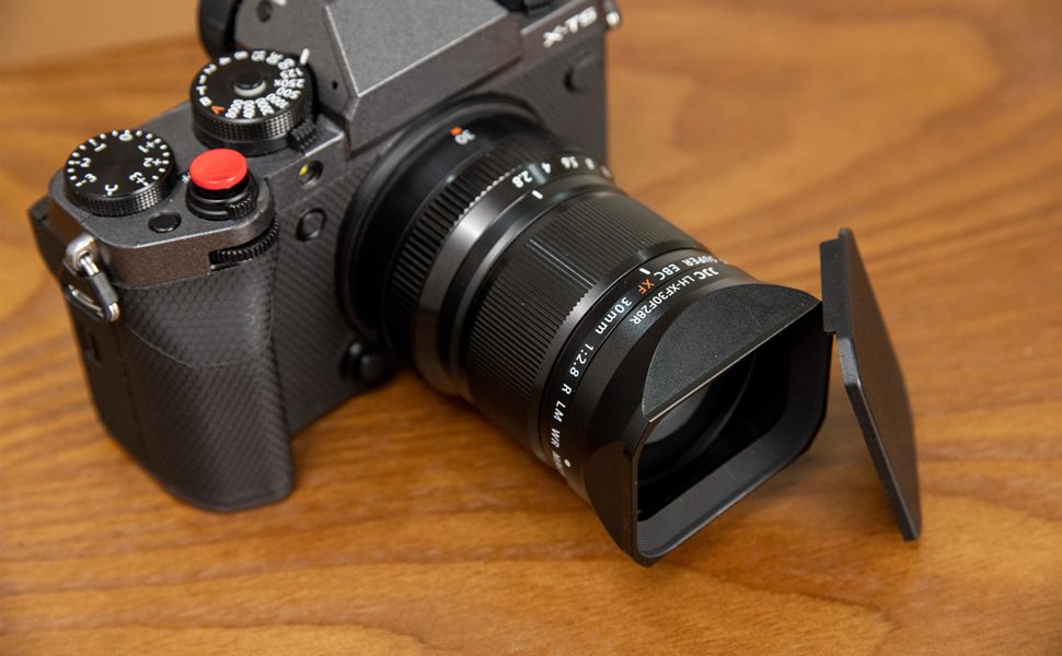 Amazon.com : Metal Square Lens Hood for Fujifilm Fuji Fujinon XF 30mm F2.8 R LM WR Macro Lens on ...