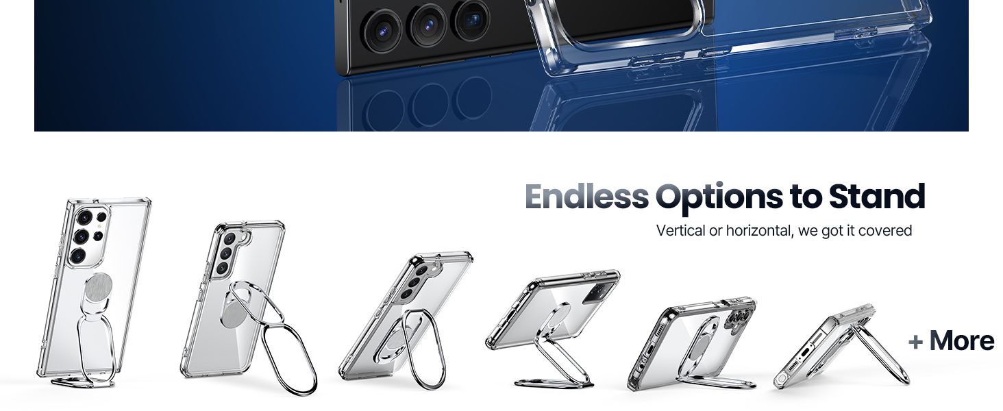 Amazon.com: Shields Up for Samsung Galaxy S23 Ultra Case with Stand, Galaxy S23 Ultra Case Clear ...