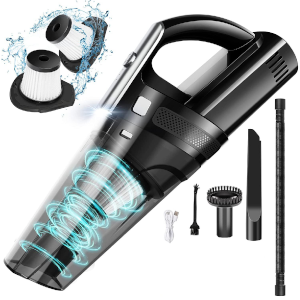 Amazon.de: Yuriko Handstaubsauger, 150W Kabelloser Handsauger Akku mit 10000PA Saugleistung, LED ...