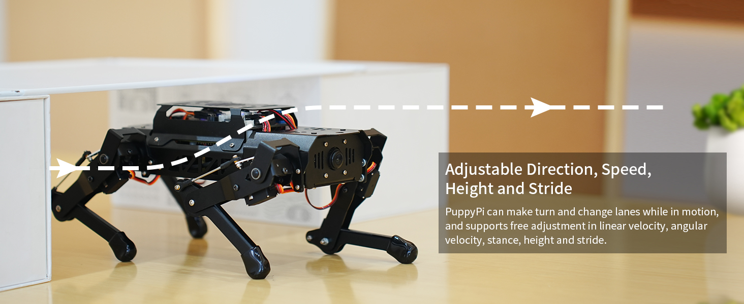 Amazon.com: HIWONDER Quadruped Robot Bionic Robot Dog with AI Vision ...