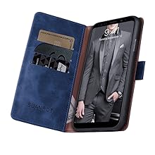 Amazon.com: SUANPOT for Samsung Galaxy A42 5G with RFID Blocking Leather Wallet case Credit Card ...