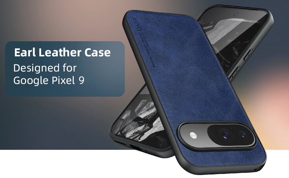 Amazon.com: X-level for Google Pixel 9/Pixel 9 Pro Case, PU Leather Thin Slim Case Soft Bumper ...