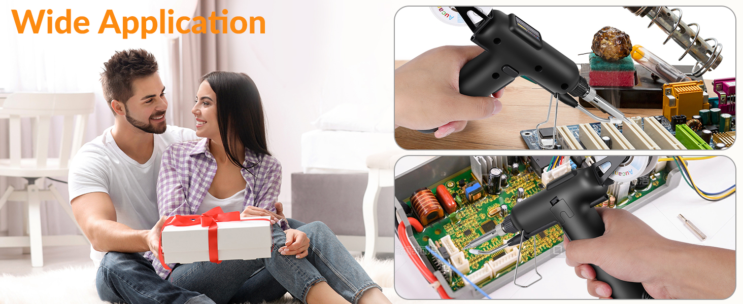 Amazon.com: Soldering Iron Kit, 80W 110V Automatic Soldering Gun with Ceramic Heater, 8-in-1 ...