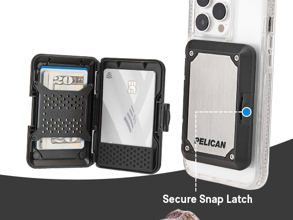 Mua Pelican Magnetic Wallet for iPhone [Card Holder] [RFID Blocking] MIL-STD Snap-on MagSafe ...