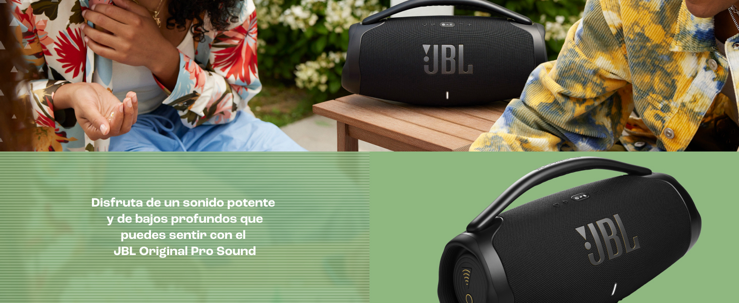 JBL Boombox 3 Wifi Altavoz Bluetooth inalámbrico, resistente al agua y al polvo IP67, con ...